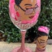 Rose Gold 2 Piece Wine Glass Set - Etsy