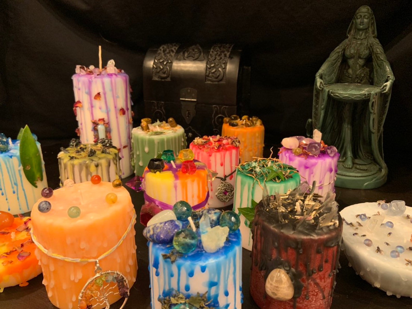 The Dragon Queen's Lair Handmade Dragon Candle With | Etsy