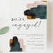 Abstract Engagement Party Invitation Couples Shower - Etsy