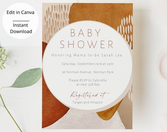 Rust Baby Shower | Etsy