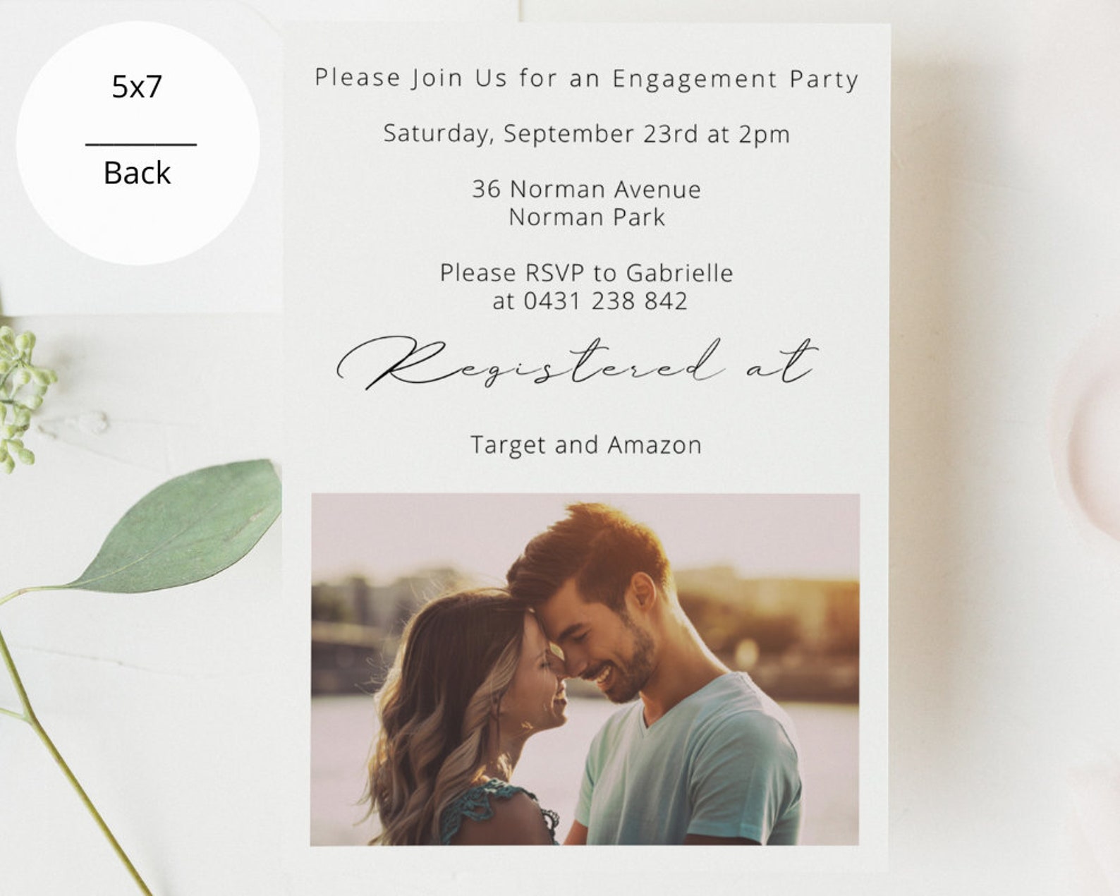 Engagement Party Invitation With Photo Photo Engagement Party - Etsy