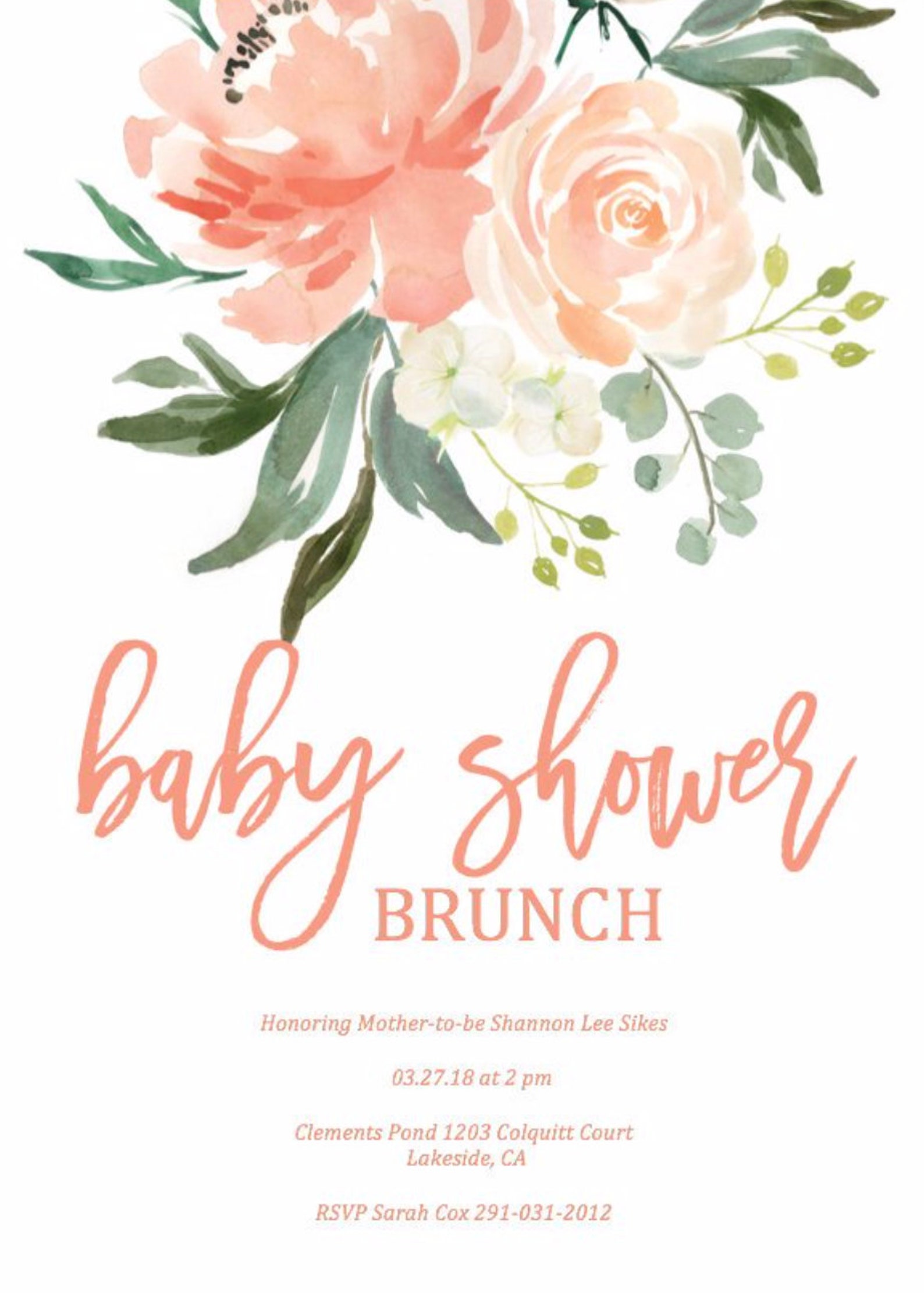 Baby Shower Brunch Invitation Baby Brunch Brunch Baby - Etsy