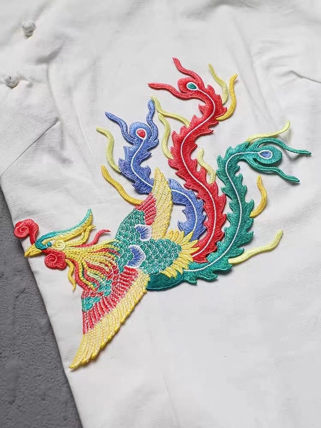 Beautiful Phoenix Iron on Patch, Phoenix Iron-on Badge, Bird Patch, DIY ...