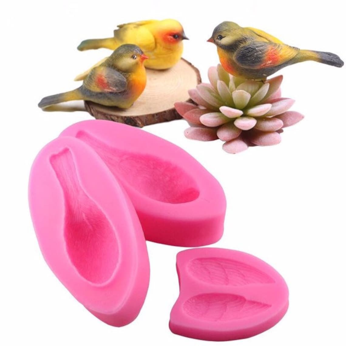 DIY Bird and Wing Silicone Mold /cute Bird Mould /animal Soap - Etsy