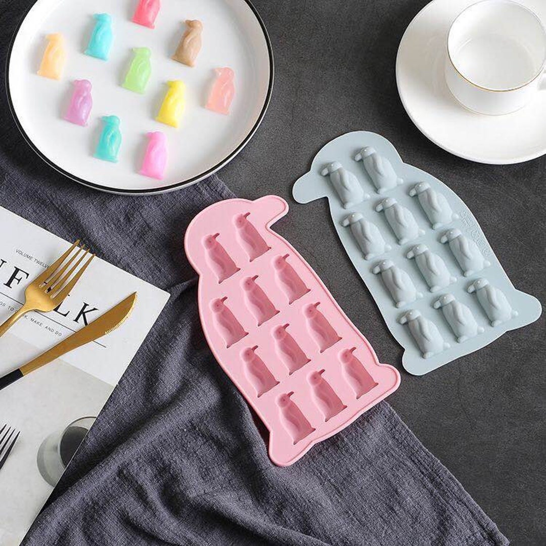 11pcs Penguin Silicone Mold /3D Cute Penguin Mould /animal Soap Mold ...