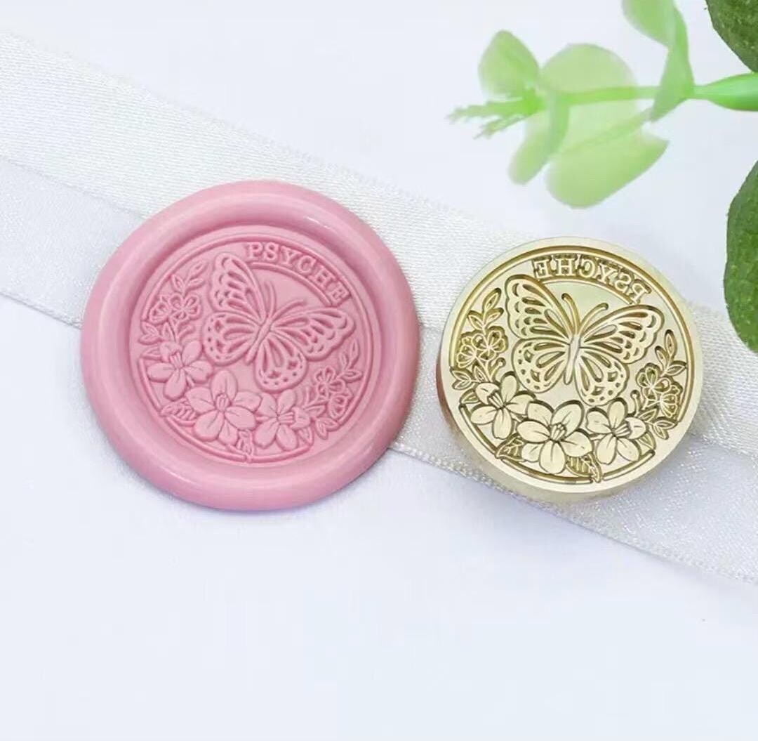 Butterfly Wax Sealing Stamp/butterfly Flower Wax Seal Kit /butterfly ...