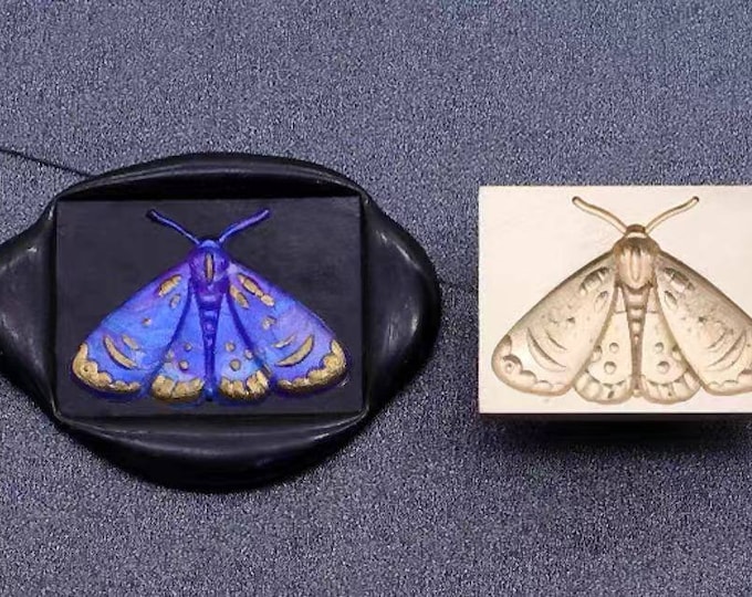 3D Moth and Candle Wax Seal Stamp/moth Wax Sealing Kit/candle Wax ...