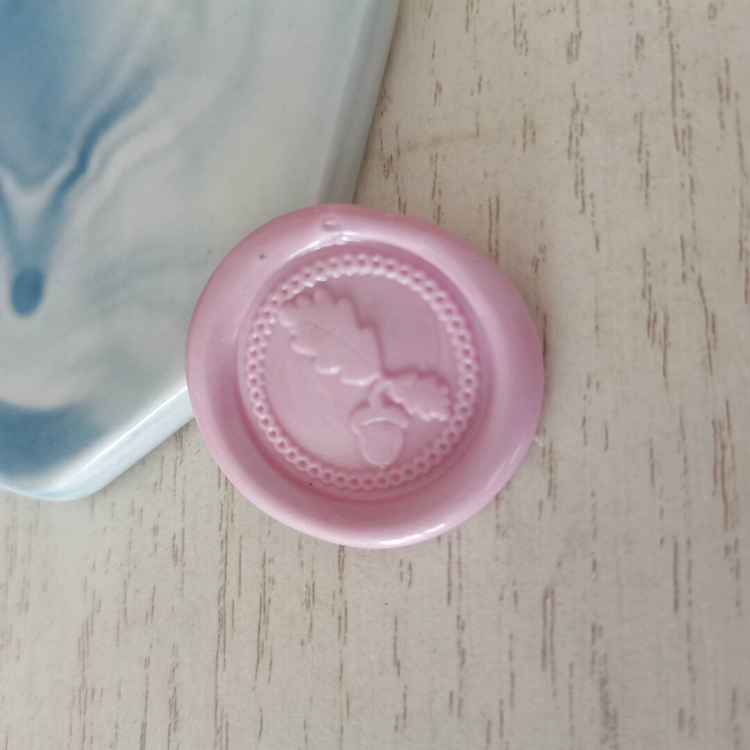 Oak Leaf Acorn Wax Sealing Kit /oak Leaf Wax Seal Stamp/custom Wax ...