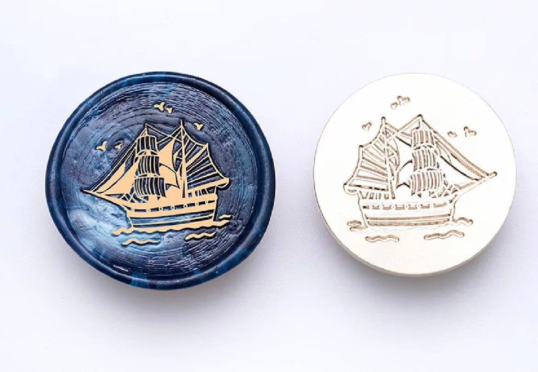 Sailboat Wax Seal Stamp /sailing Wax Sealing Kit/ship Wax Sealing Stamp ...