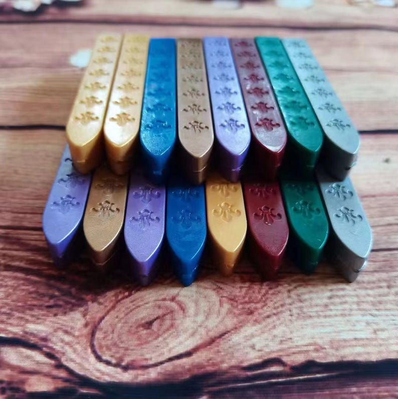 Lotus & Dragonfly Wax Seal Stamp: Flower Sealing Kit - Etsy