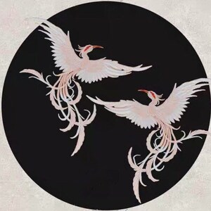 Colorful Phoenix Iron on Patch ,pink Phoenix Iron on Beautiful Phoenix ...