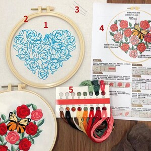 Custom Name Wedding Embroidery Kit,diy Wedding Blessing and Garland ...