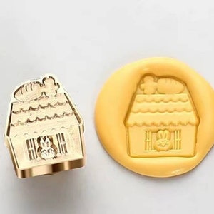 DIY Rabbit House Wax Seal Stamp/rabbit and Radish Wax Seal - Etsy