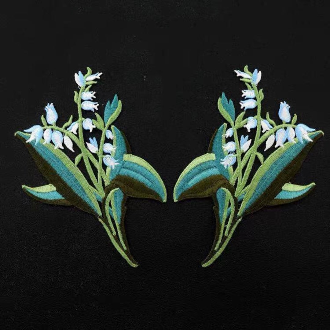 Lily of the Valley Iron on Patch /convallaria Majalis Iron on Patch ...