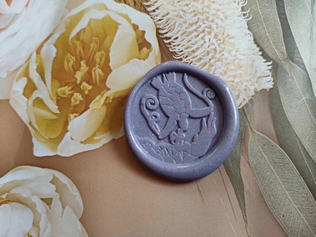 Sea Turtle Wax Seal Stamp /sea Turtle and Sea Grass Wax Sealing Stamp ...