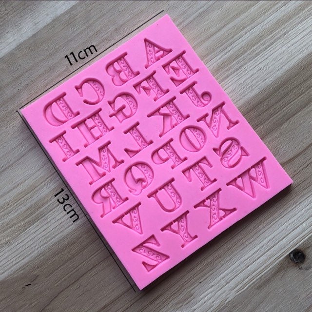 3D A-Z Alphabet Silicone Mold /capital Letter Mould /A-Z - Etsy