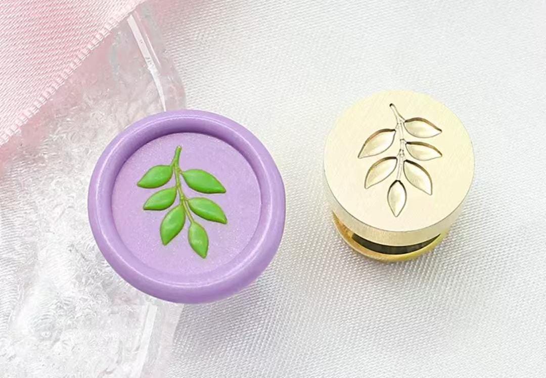 3D Mini Leaf Wax Seal Stamp/plant Leaf Wax Sealing Kit /tree Leave Wax ...