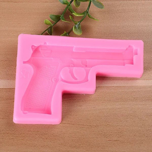3D Mini Handgun Silicone Mold /3D Gun Mould /beetles Soap Mold | Etsy