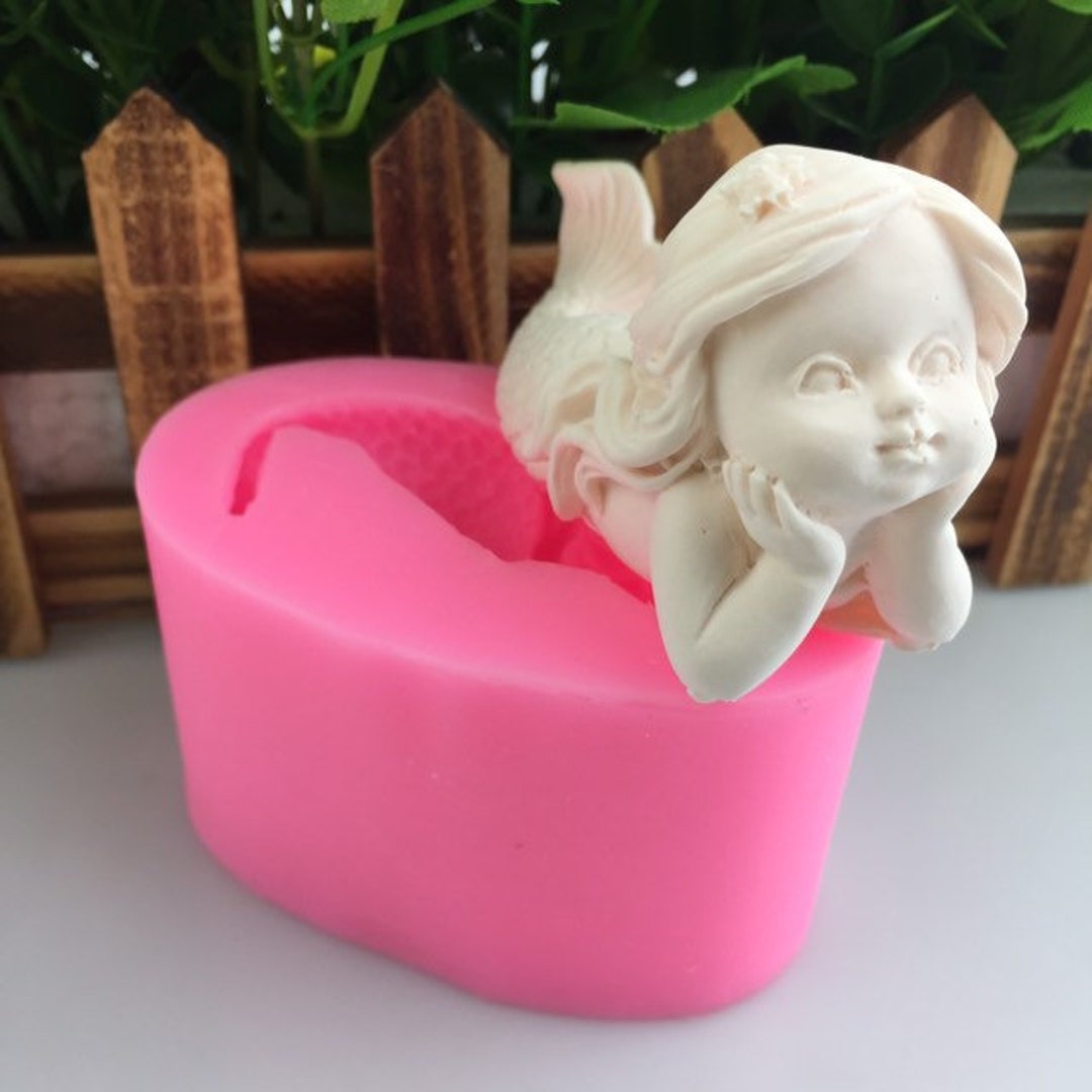 3D Mermaid Silicone Mould/beautiful Mermaid Silicone Mold /beautiful ...