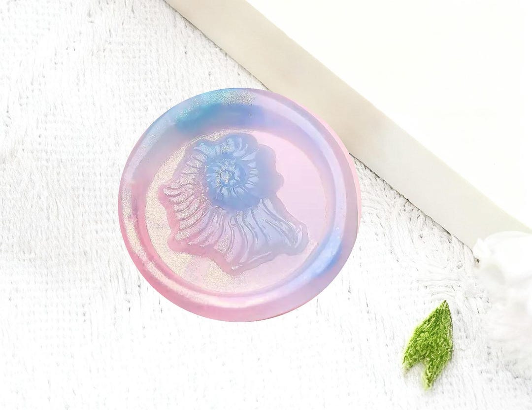 Mini Conch Wax Seal Stamp: Sea Snail Sealing Kit - Etsy