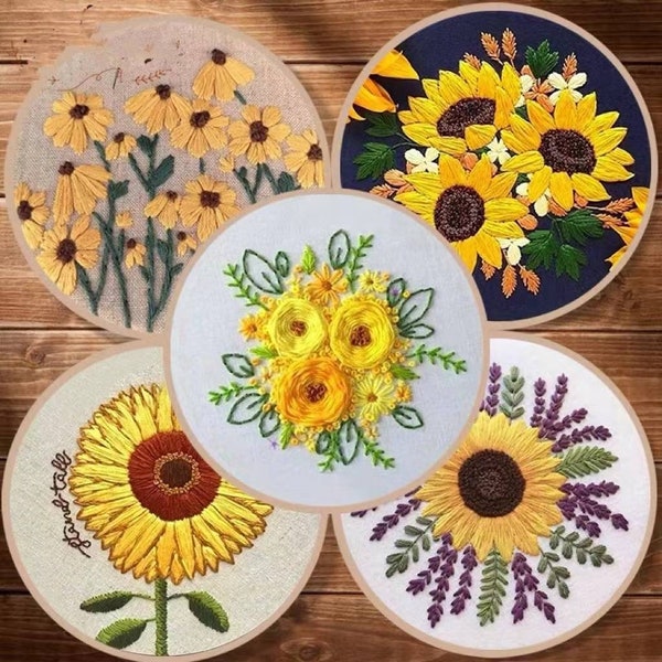 Daisy Embroidery Kit - Etsy