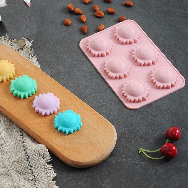 DIY Litter Sun Silicone Mold /mould /6pcs Suns Soap Mold /DIY - Etsy