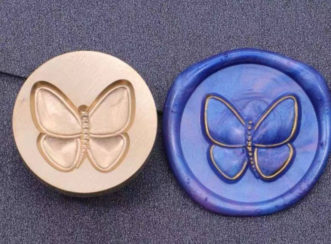 3D Butterfly Wax Sealing Stamp/beautiful Butterfly Wax Seal Stamp ...