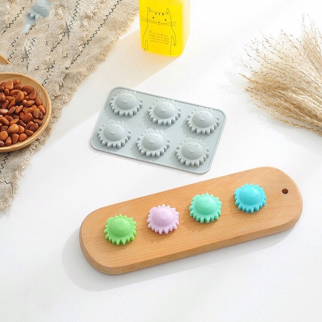 DIY Litter Sun Silicone Mold /mould /6pcs Suns Soap Mold /DIY - Etsy