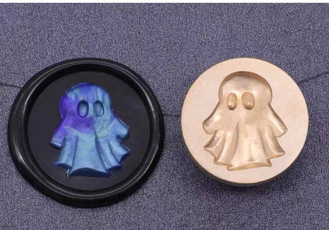 3D Ghost Wax Sealing Stamp/ghost Wax Seal Stamp/hallows Day Wax Seal ...