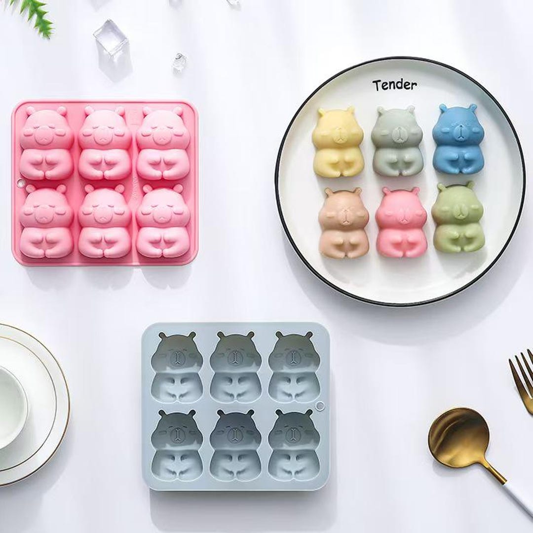 3D Cute Capybara Silicone Mold, Cake Soap Chocolate Baking - Etsy