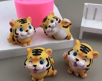 Cute Tiger Mold - Etsy