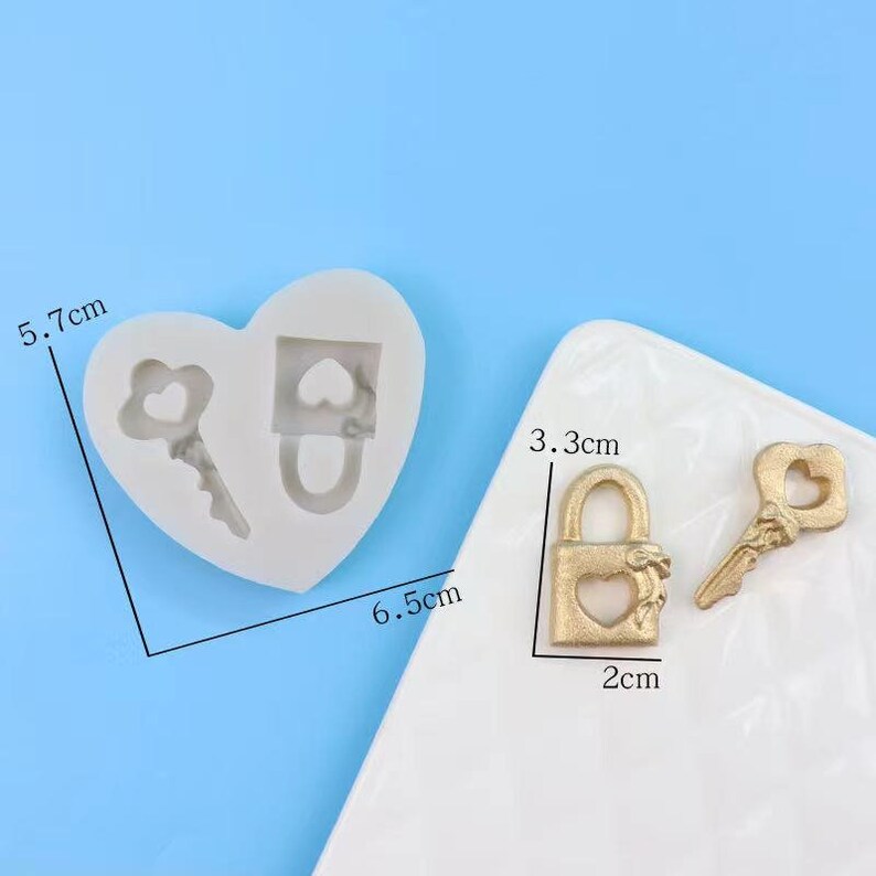 DIY Victorian Key Mold Set Silicone Keys Shaped Mold Cake - Etsy