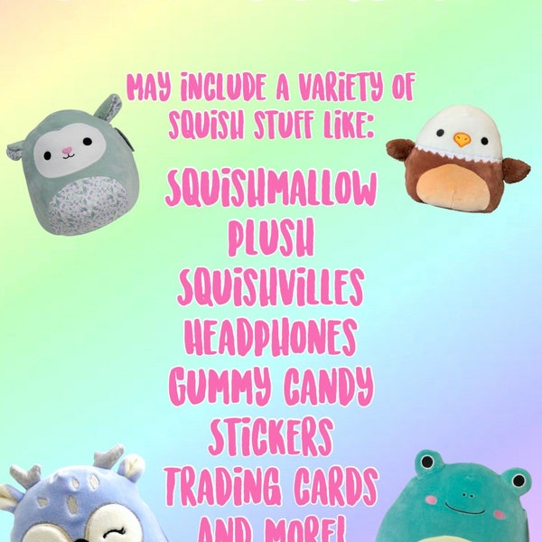 Squishmallow Mystery Box - Etsy