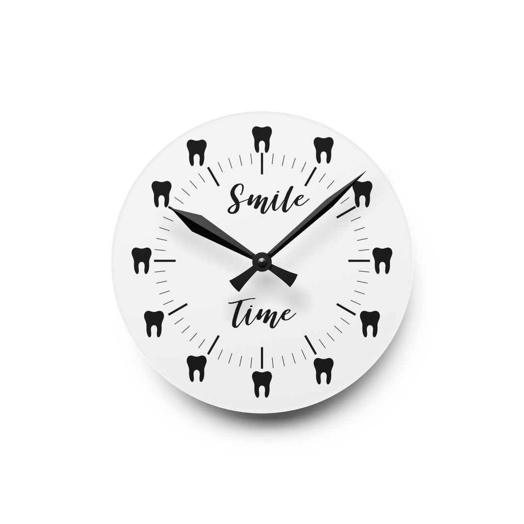 Dental Clock, Dental Operatory Clock, Dental Office Clock, Dental ...