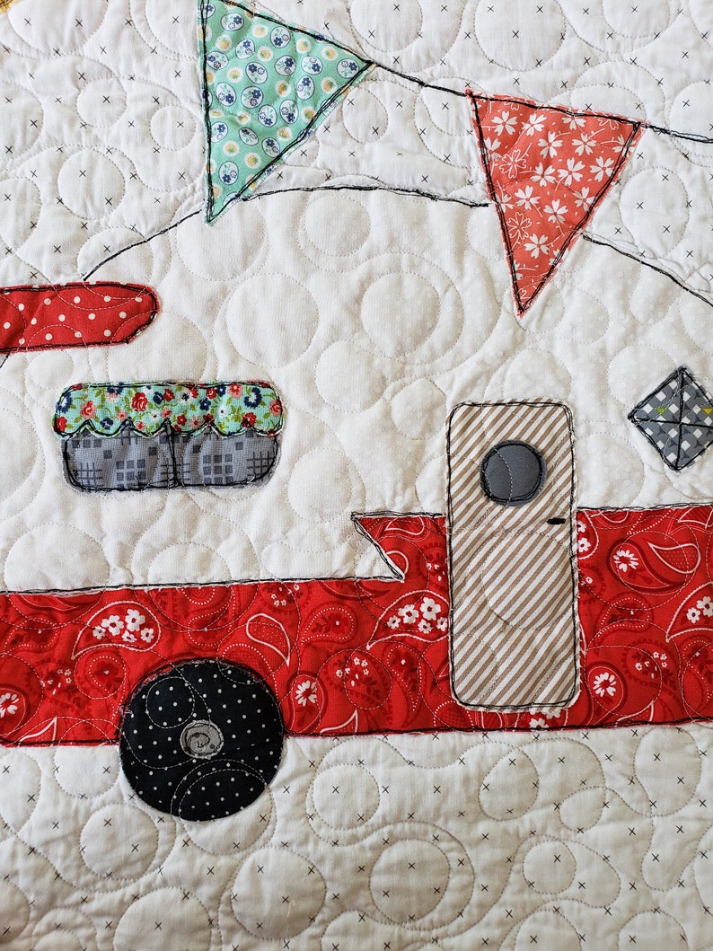 Happy Camper Lap Quilt - Etsy