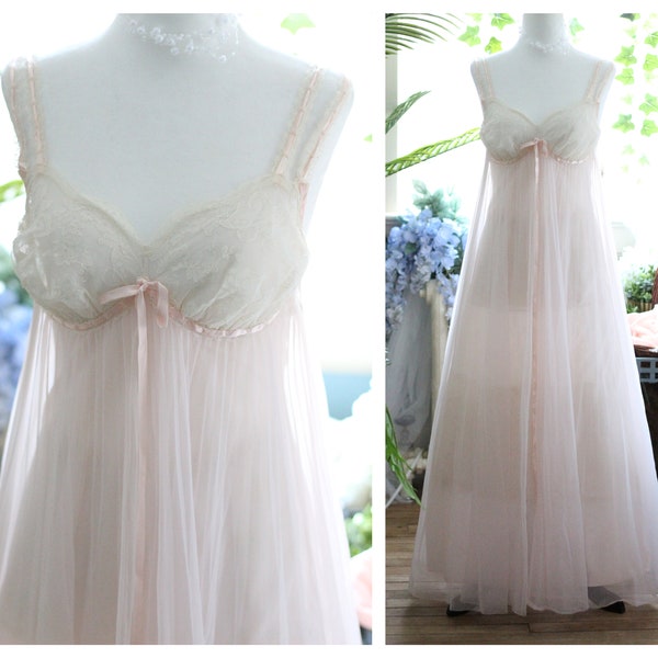 Sheer Nightgown Negligee - Etsy