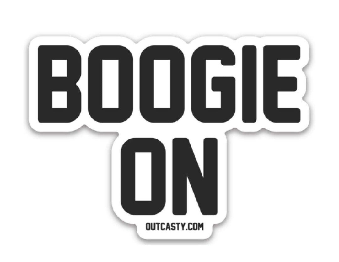 Boogie on Sticker - Etsy