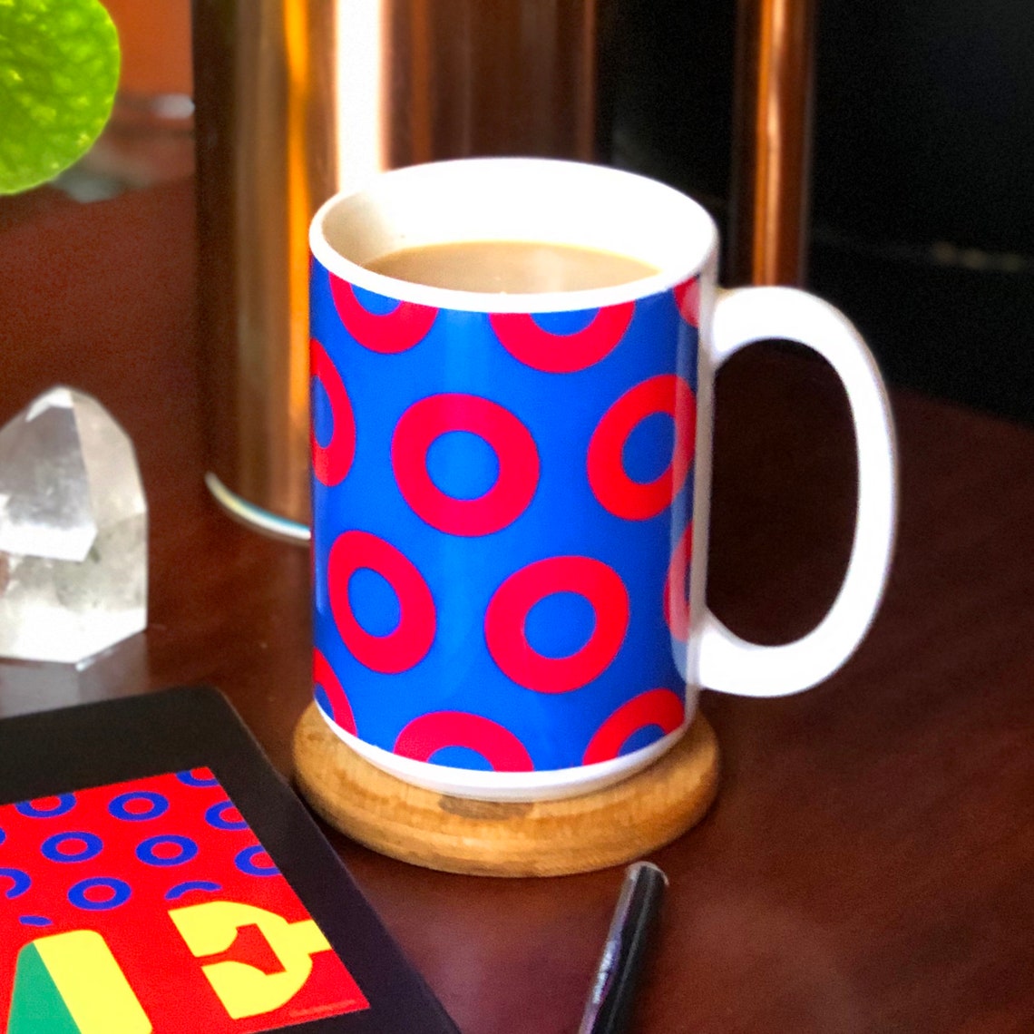 Phishman Donut Mug 15oz Fishman Donut Mug Phish Donut Mug | Etsy