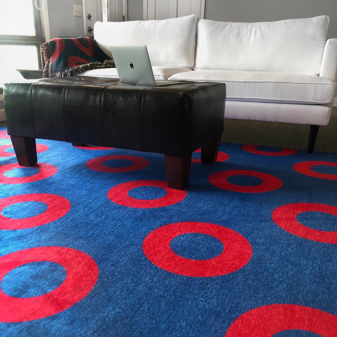 Fishman Donut Area Rugs (8 Sizes), Phish Area Rug, Phish Rug, Fishman ...
