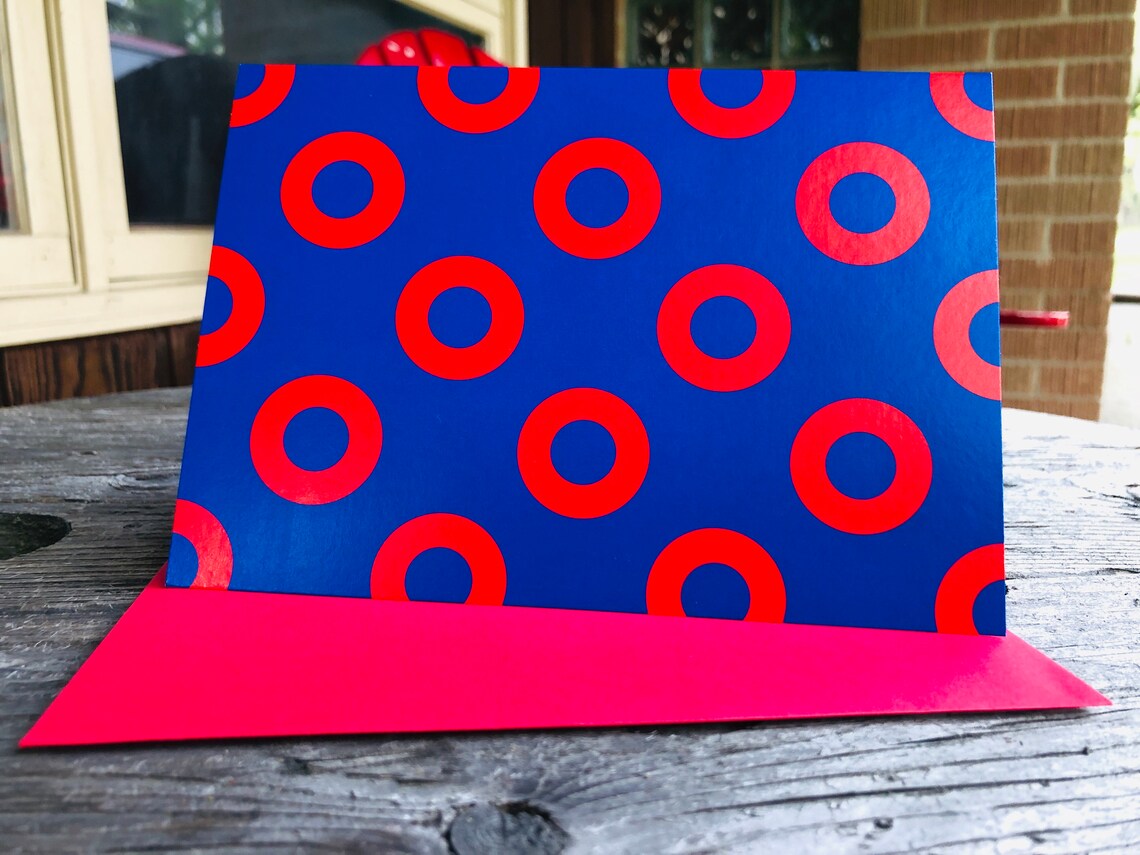 Phish Donut Greeting Card, Phish Greeting Card, Fishman Donuts, Phish ...