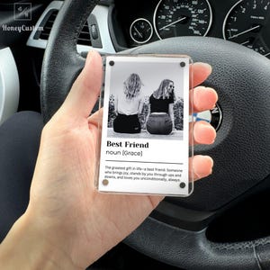 Best Friend Gift Custom Car Visor Photo Clip Thoughtful Friendship Gift ...
