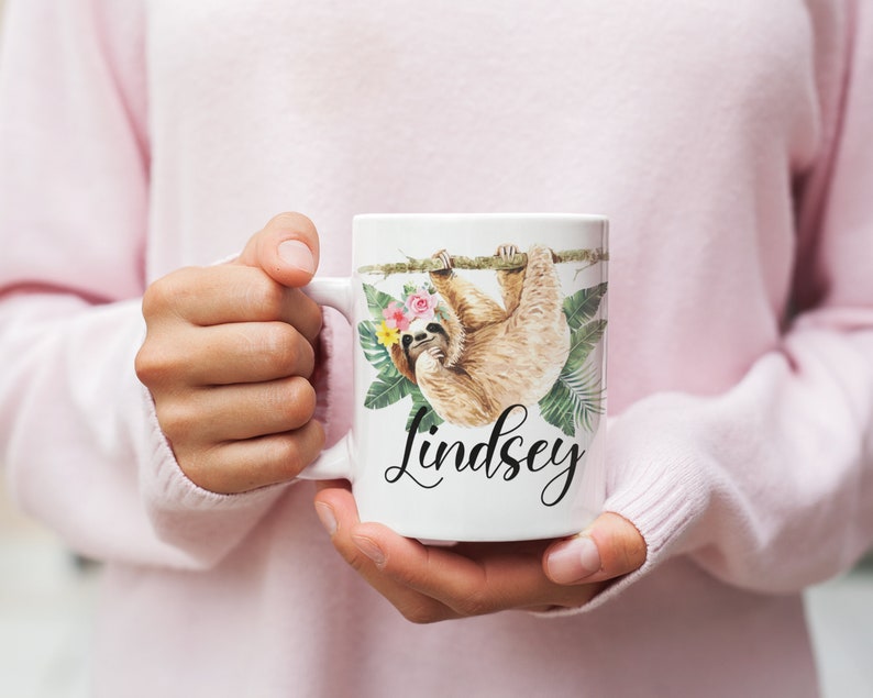 Sloth Mug Birthday Gift for Girls Sloth Gifts for Her - Etsy