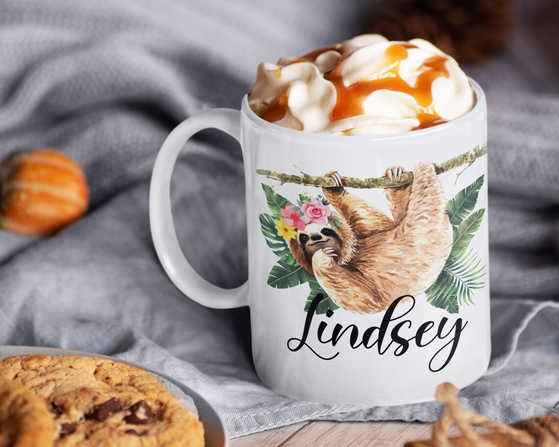 Sloth Mug Birthday Gift for Girls Sloth Gifts for Her - Etsy