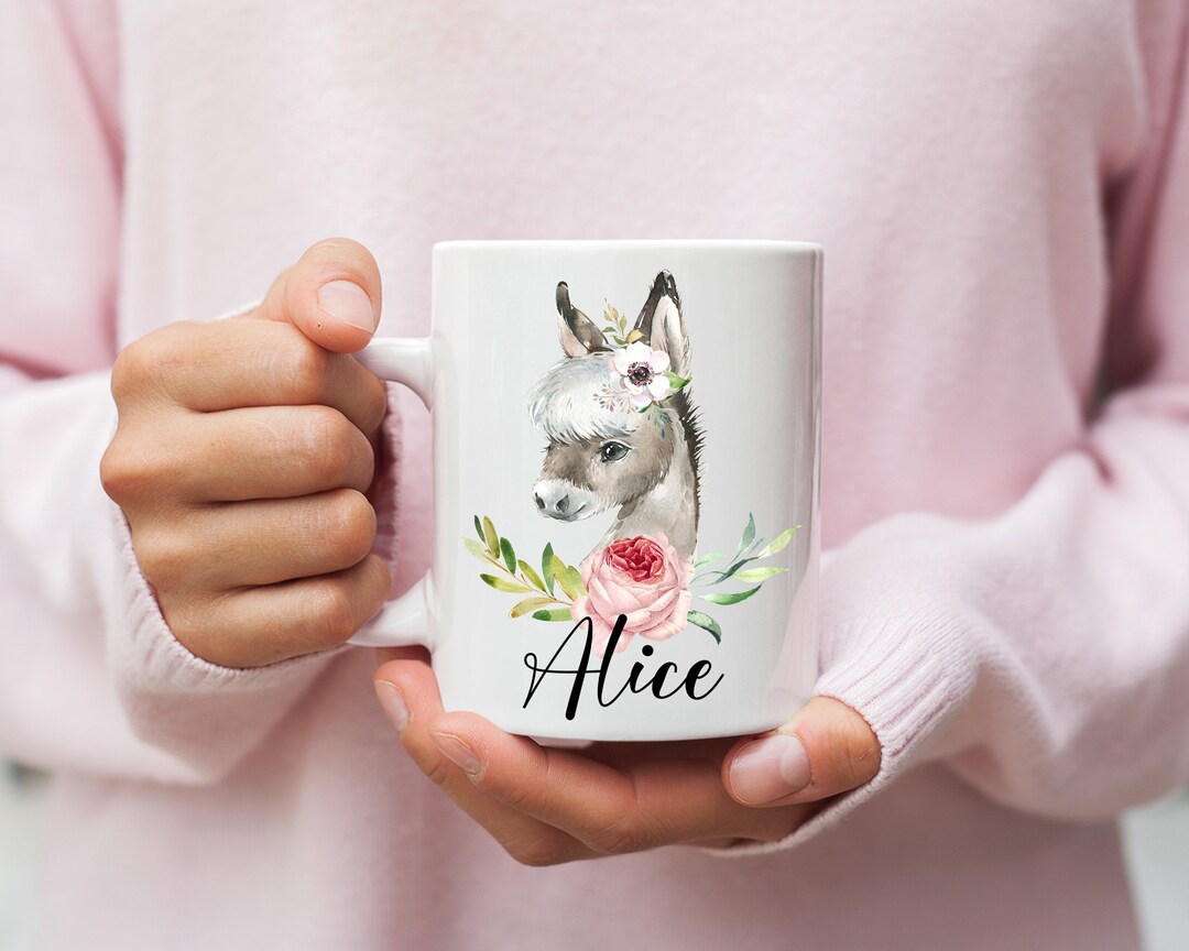 Donkey Mug - Donkey Coffee Mug - Cute Donkey Gifts - Donkey Lover Gifts ...