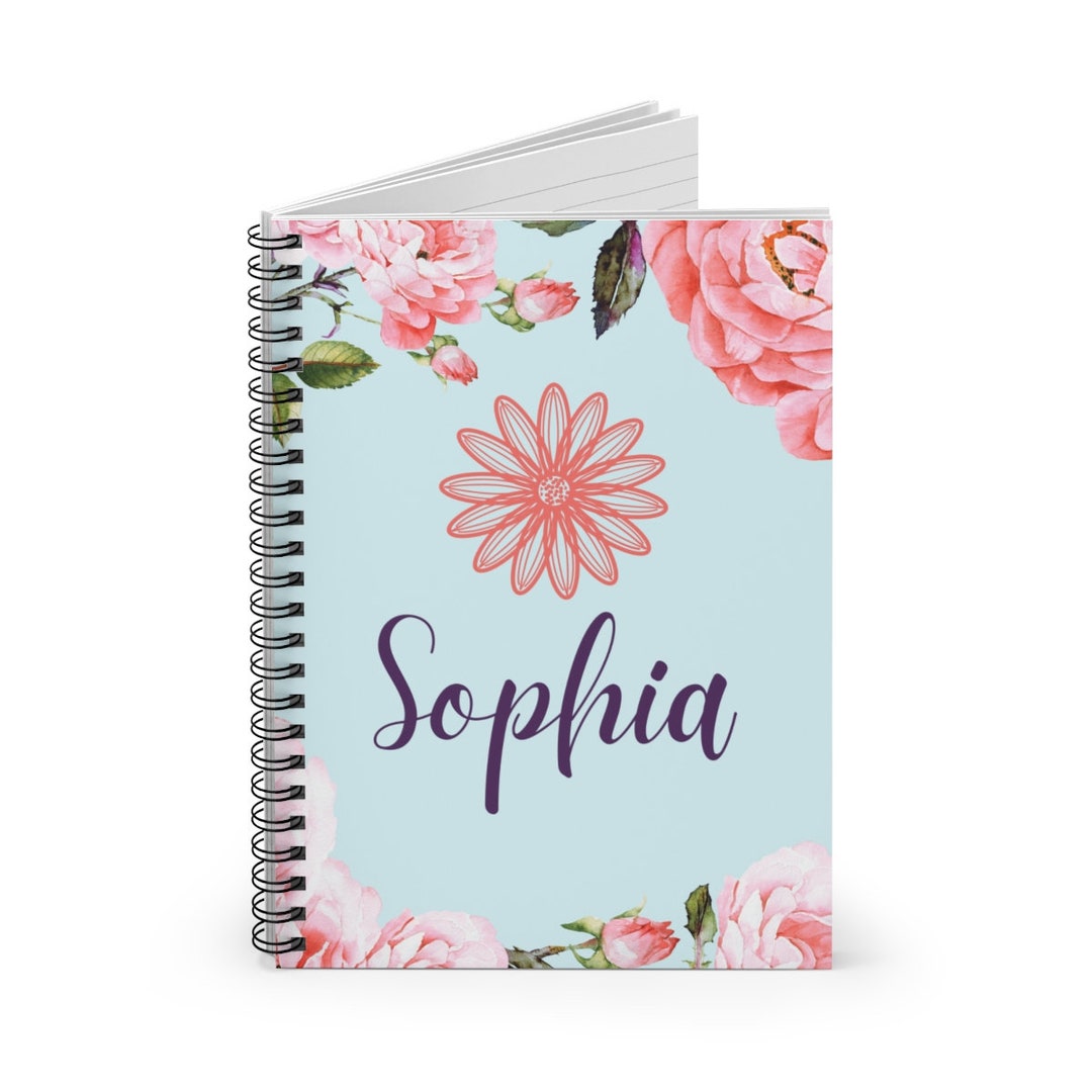 School Notebook, Back to School Gift, Personalized Notebook, Custom ...