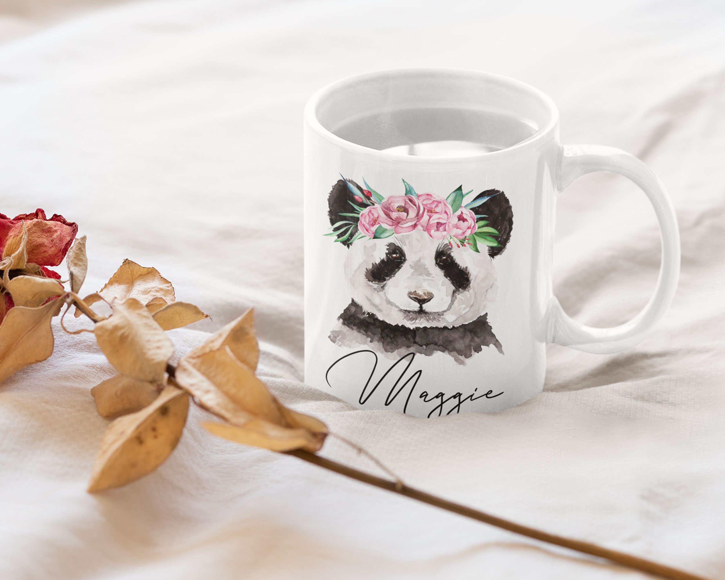 Panda Mug Personalized Panda Coffee Cup Cute Panda Gifts for | Etsy
