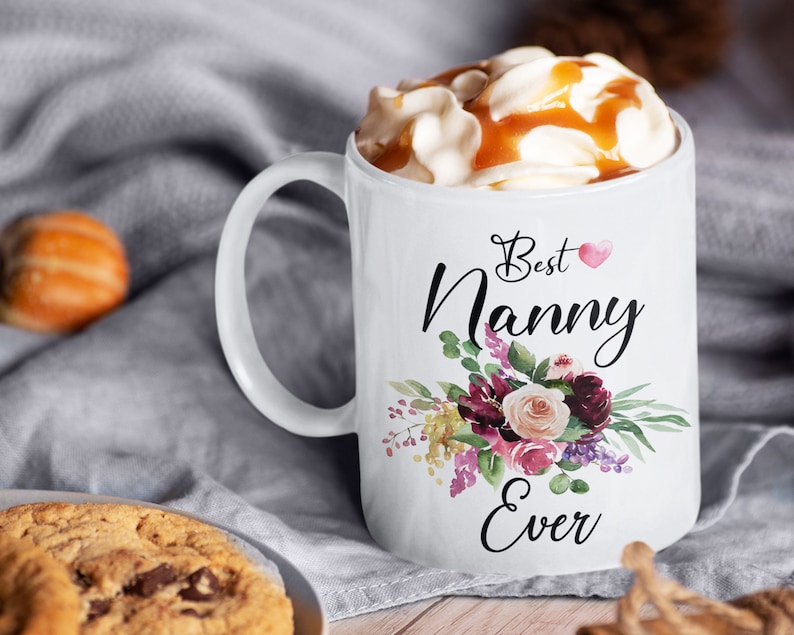 Best Nanny Ever Coffee Mug Nanny Gift From Kids Gift for | Etsy