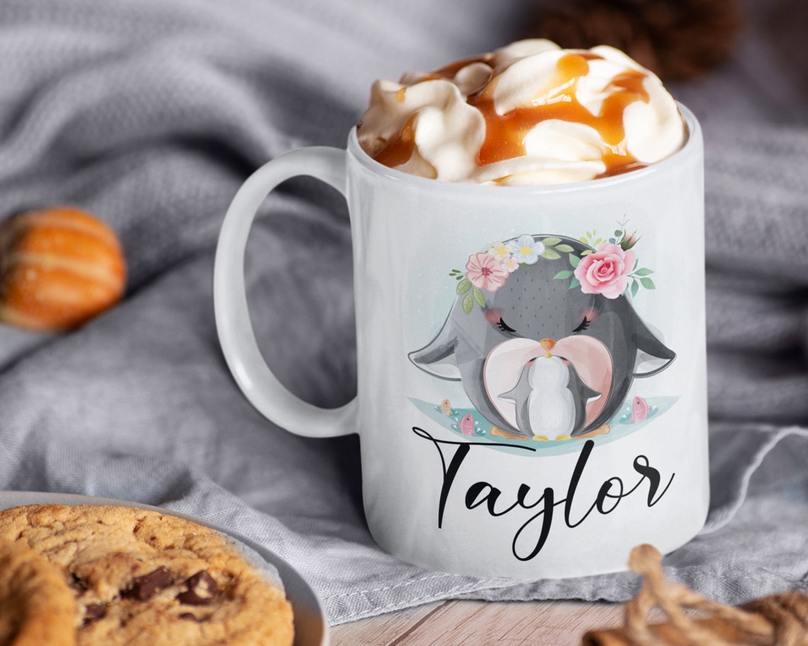 Cute Penguin Mug Penguin Coffee Cup Penguin Gifts for Women - Etsy