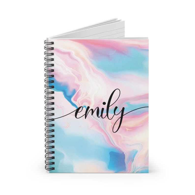 Personalized Notebook Custom Name Spiral Notebook Travelers Etsy