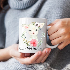 Lamb Mug - Lamb Coffee Mug - Cute Lamb Gifts - Lamb Lover Gifts - Lamb ...